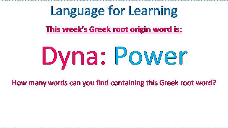 Language for Learning - Workington Academy